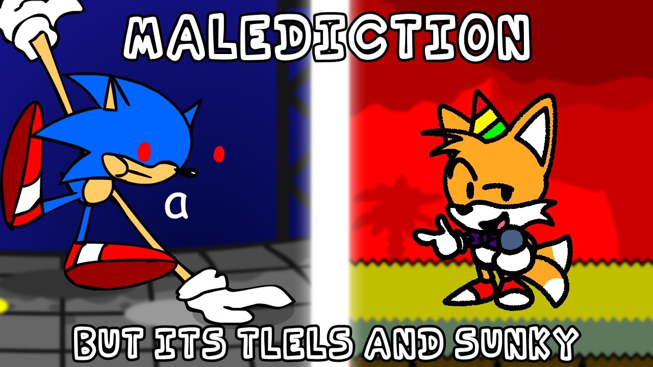 Malediction but Sunky and Tlels sing it! (FNF Sonic.Exe Cover) - YouTube