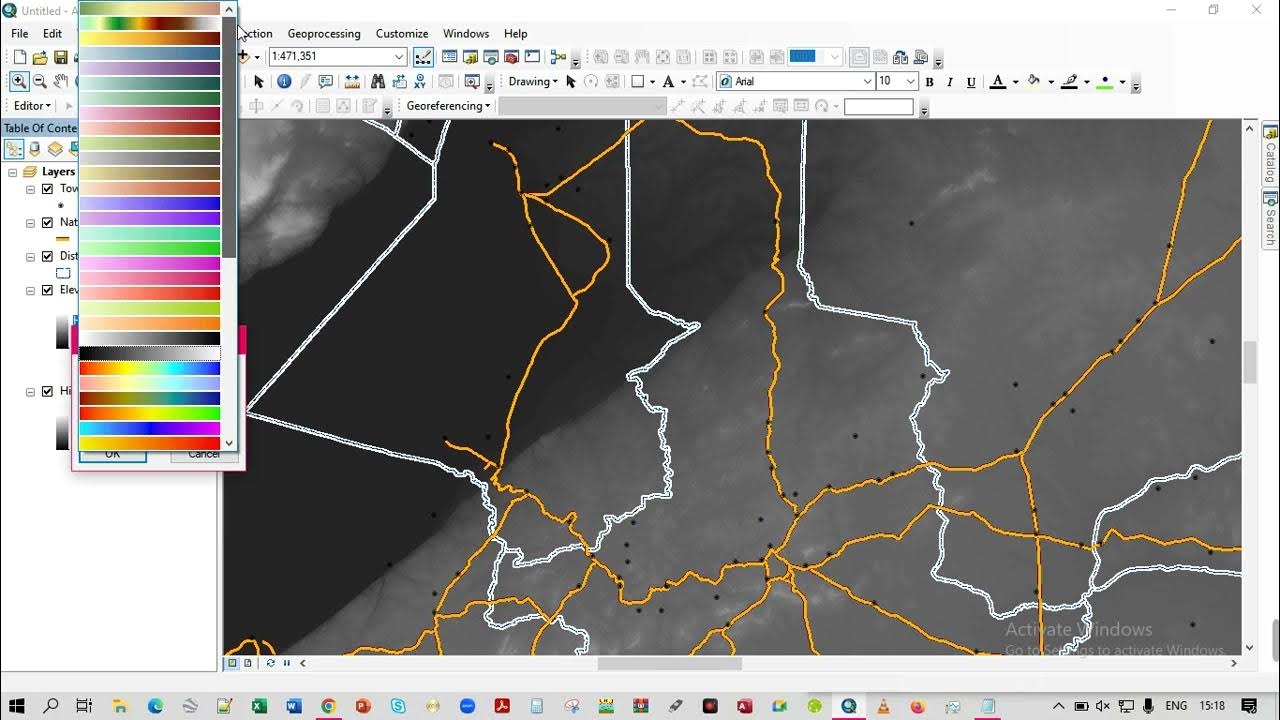 How to add Raster data to ArcGIS ArcMap - YouTube