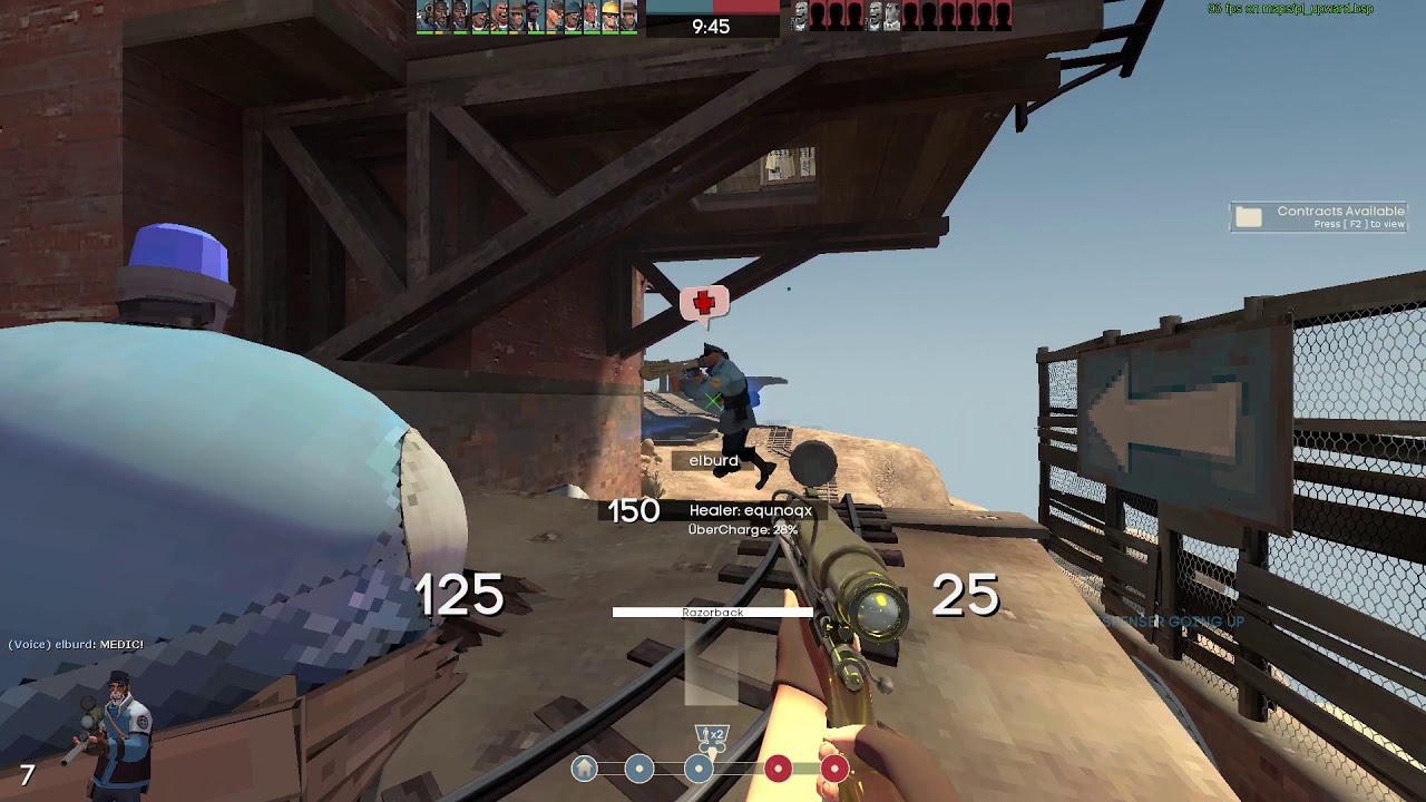 Team Fortress 2 Sniper/Demoman Gameplay (Upward) - YouTube