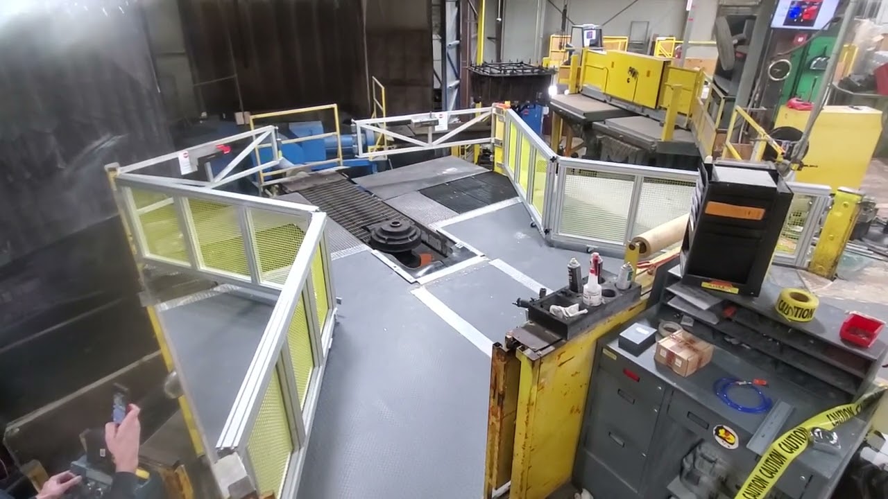 Custom Built Collapsible Safety Railing System - YouTube