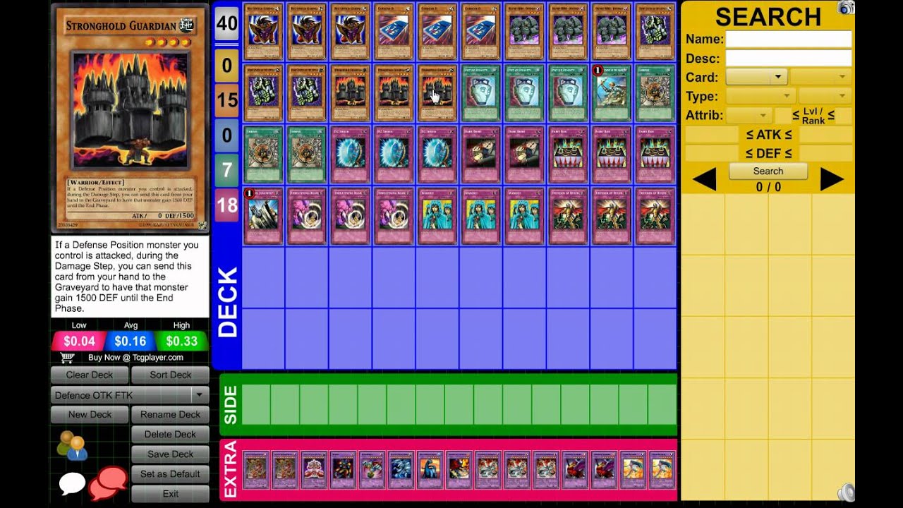 DEFENSE OTK DECK PROFILE! - YouTube