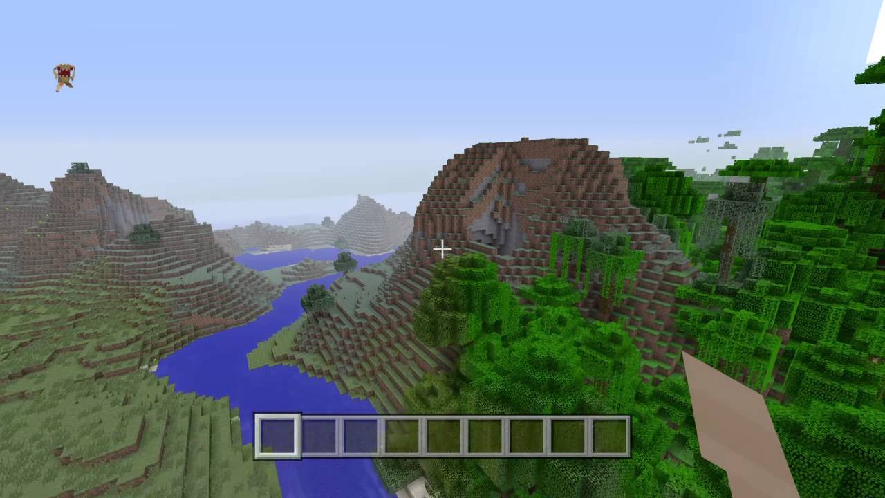 Minecraft PS4 Seed Showcase Volcano 150 View Special - YouTube