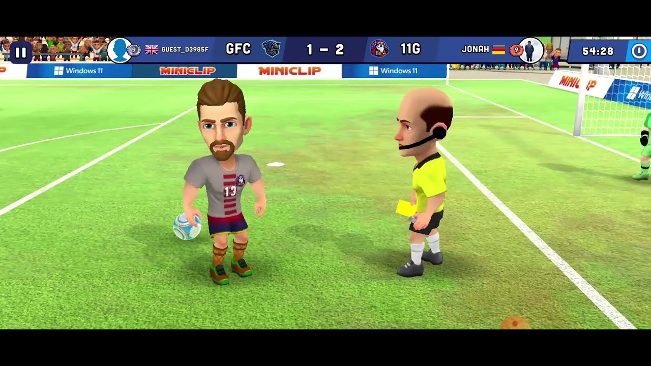 I play mini football part 1 - YouTube