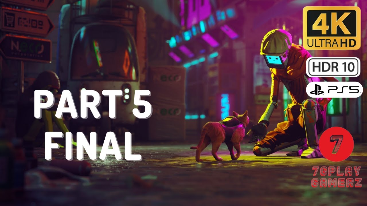 STRAY Gameplay Walkthrough Part 5 (Last Part) FULL GAME [4K 60FPS PS5 ...