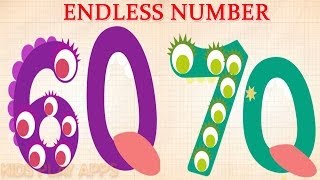 Endless Numbers App for Kids Counting 60 to 70 - YouTube