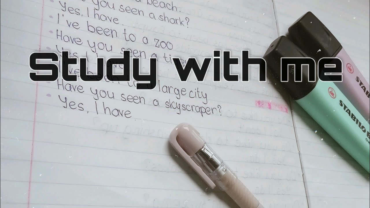 🌼Study with me| planner| English 🌼 - YouTube