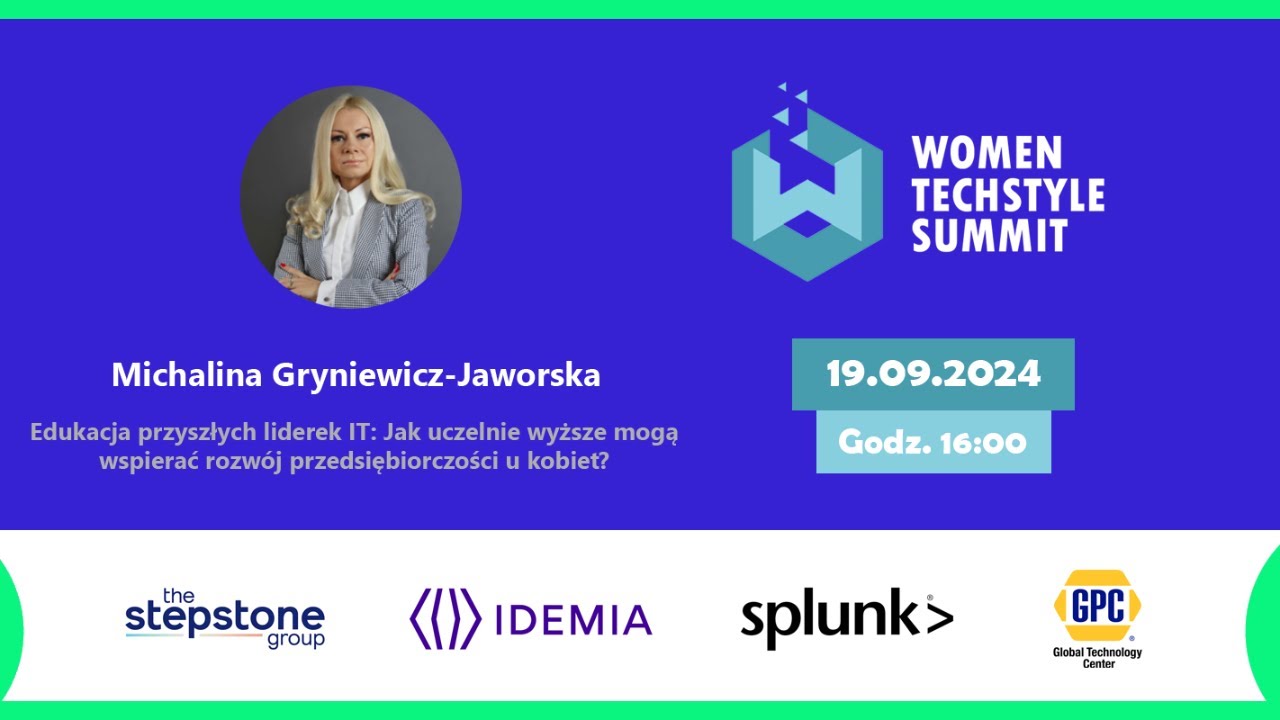 ☁️ Edukacja przyszłych liderek IT - Michalina Gryniewicz-Jaworska - YouTube