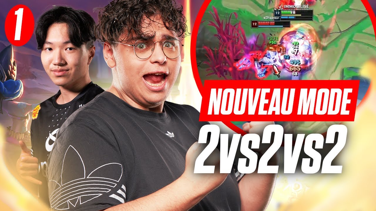 DECOUVERTE DU NOUVEAU MODE DE LEAGUE OF LEGENDS AVEC WAO part. 1 ...