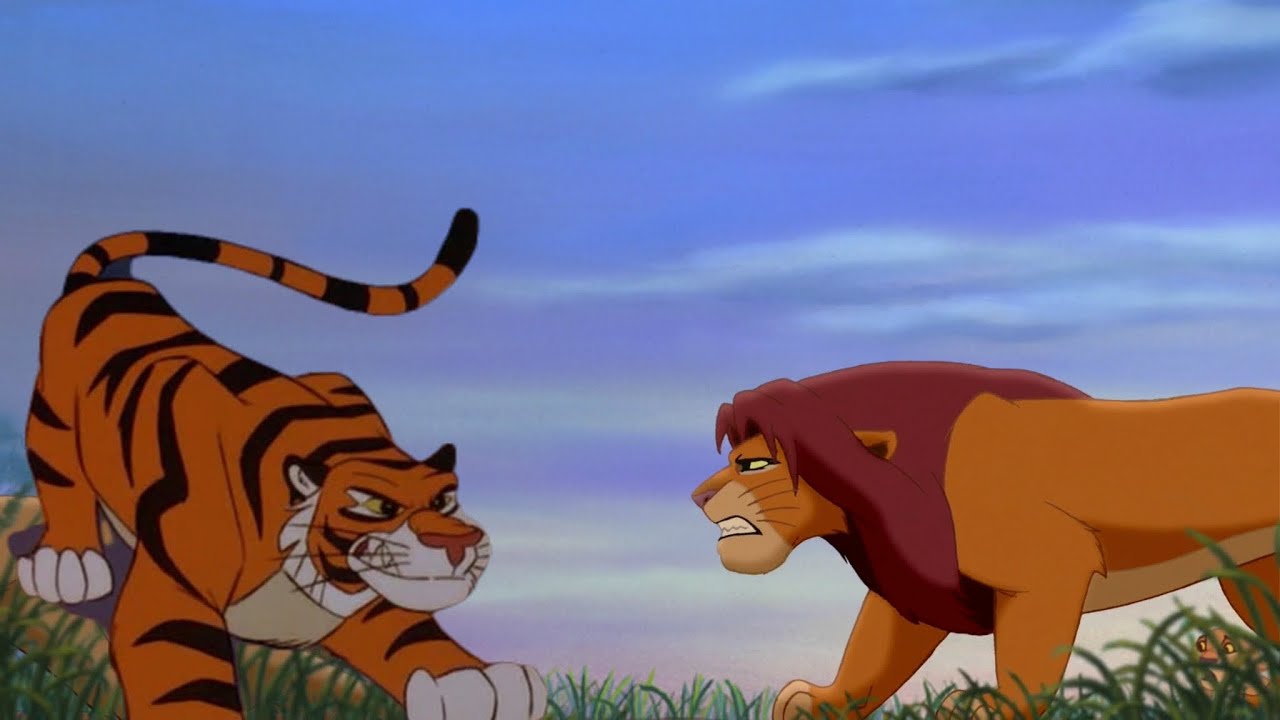 Rajah vs simba - YouTube