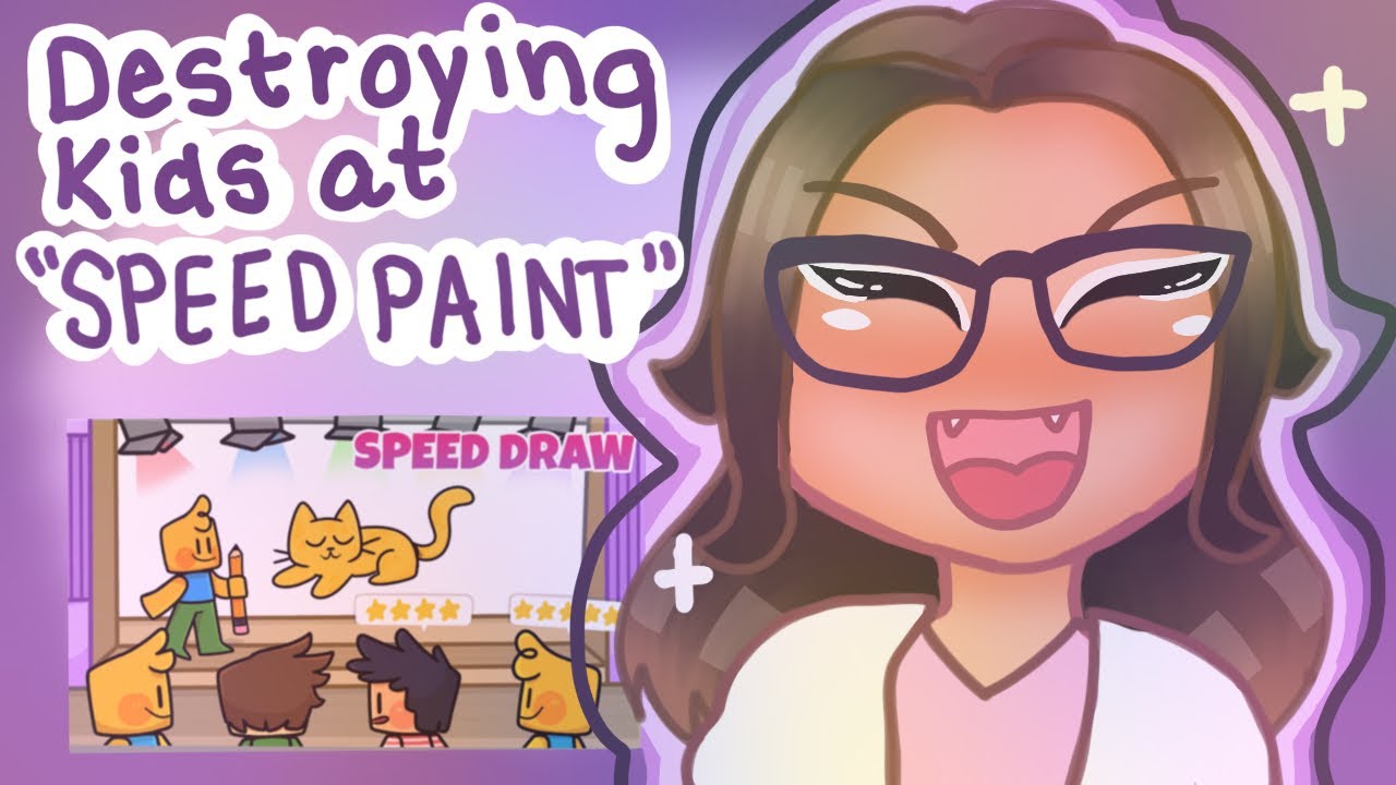 Playing ROBLOX “Speed Paint” - YouTube