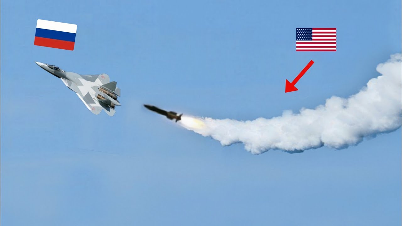 Scary! The First Air Battle Over the Skies of Kursk! US F-22 Raptor ...