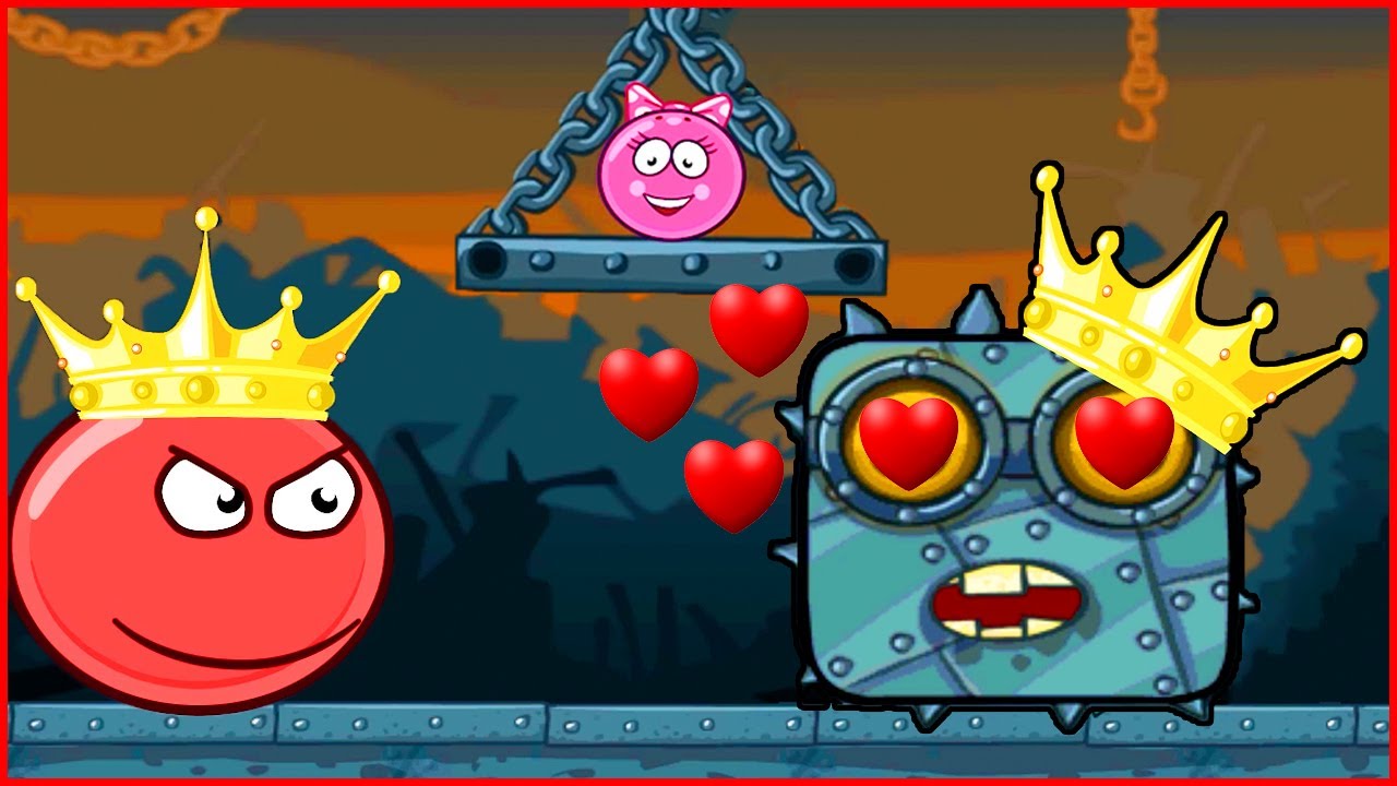 Competition in the game about the red ball 4. Animated battle - YouTube