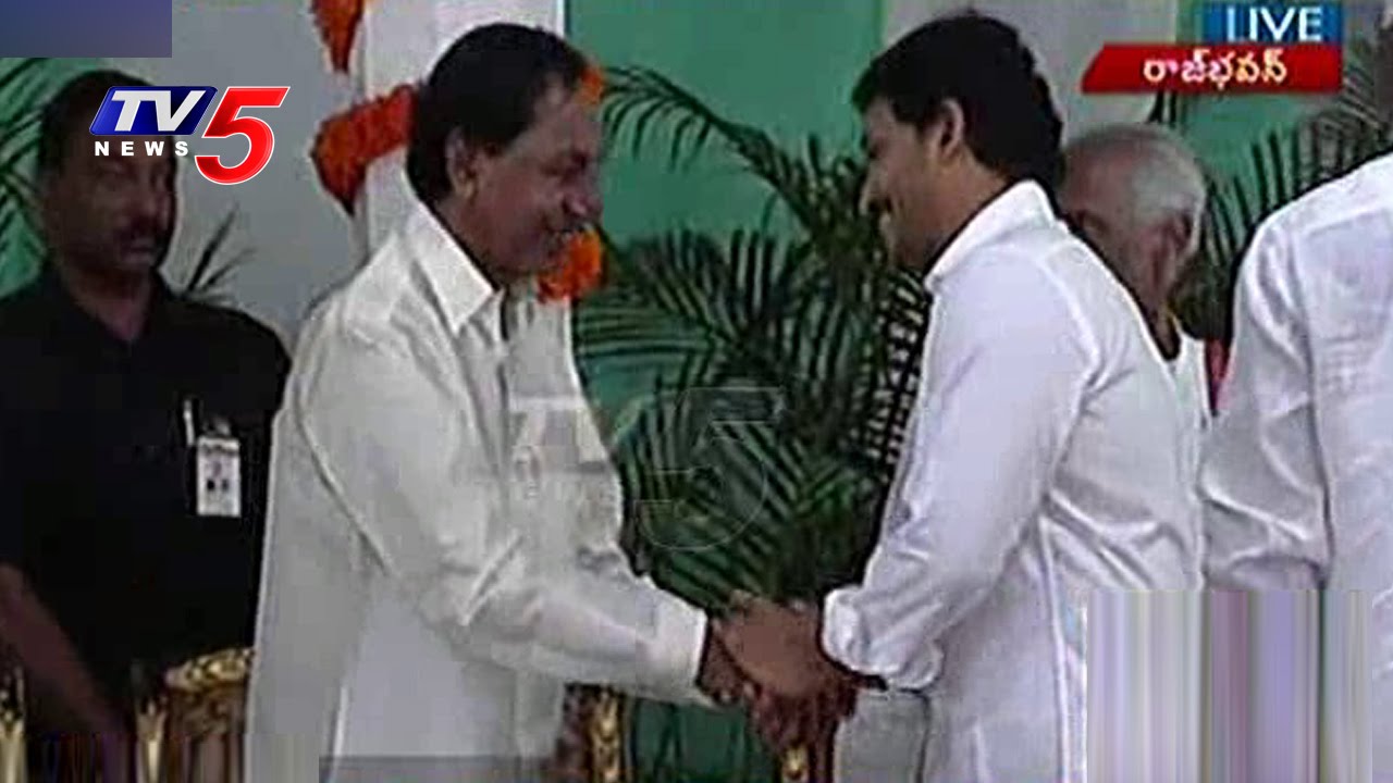 KCR And Chandrababu Shake Hands With YS Jagan | Raj Bhavan | TV5 News ...
