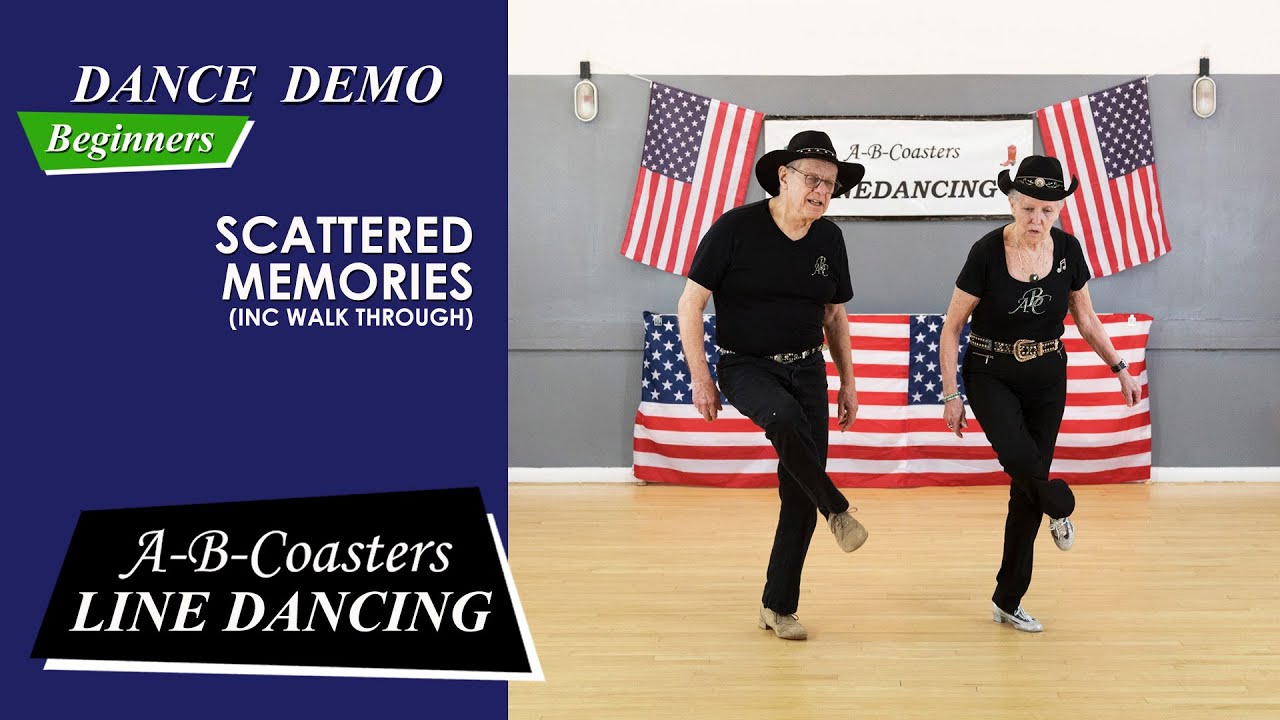 SCATTERED MEMORIES - Line Dance Demo & Walk Through - YouTube
