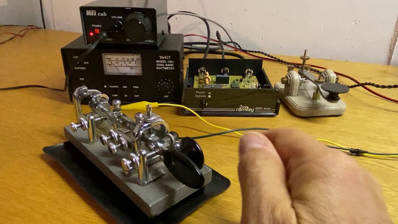 MFJ CUB TEST WITH 20 W AMP (See Description for transcription of ...