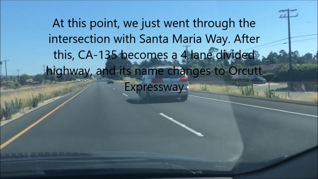 California Highway 135 South Santa Maria to Los Alamos - YouTube
