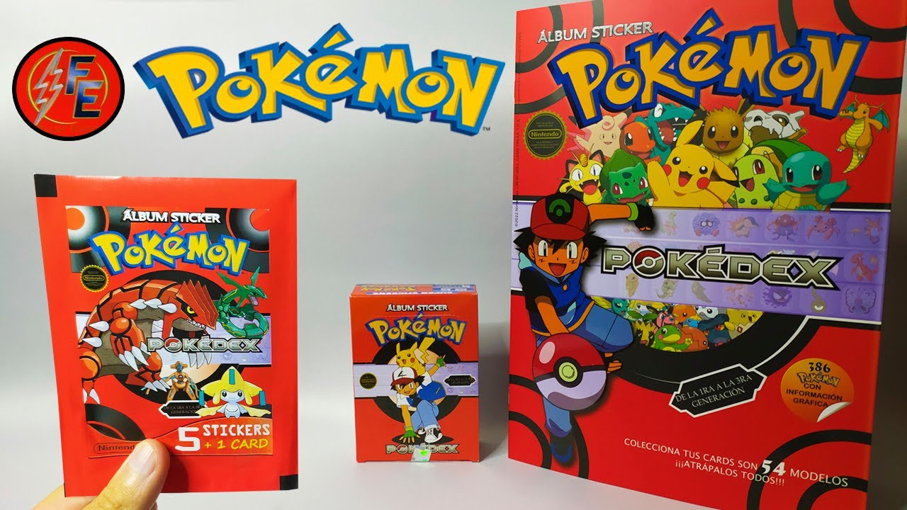 Abriendo cajita y album POKEMON POKEDEX Flash Edition - YouTube