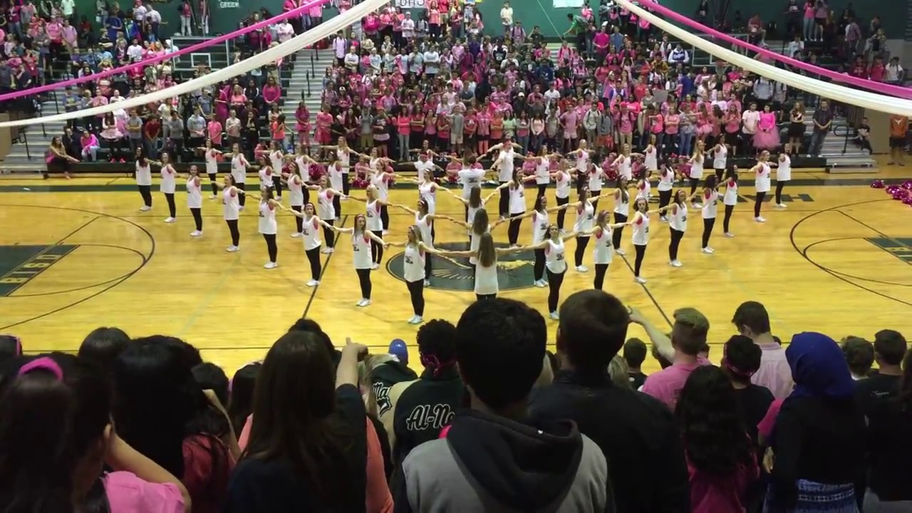 Pink Out Pep Rally 2016 - YouTube