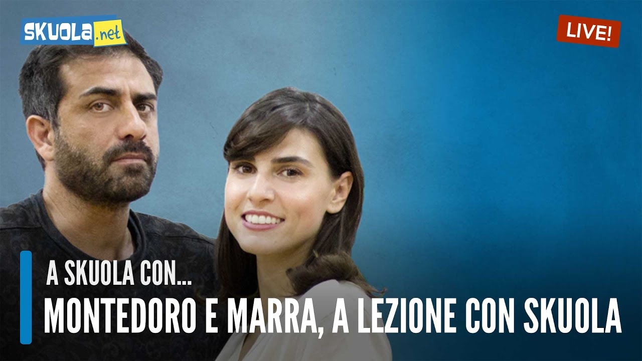 Simone Montedoro e Daniela Marra ospiti della Skuola Tv - YouTube