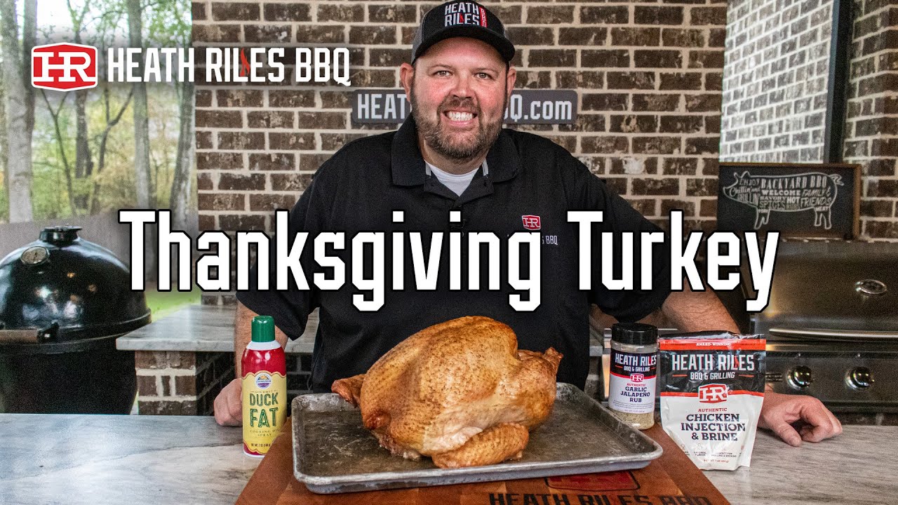 Classic Smoked Thanksgiving Turkey on a Pellet Grill | Heath Riles BBQ ...