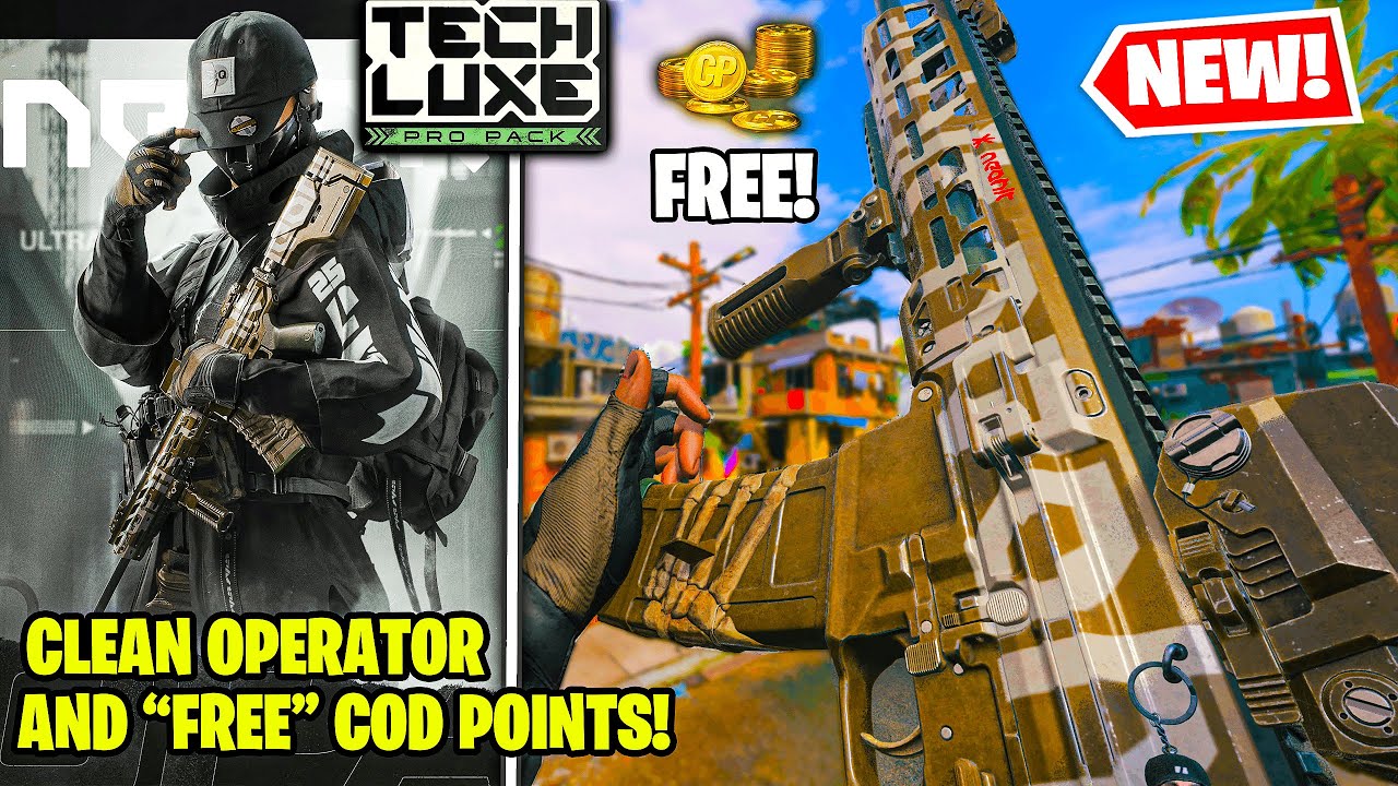 *NEW* MW3 PRO PACK TECH LUXE BUNDLE w/ FREE 2400 COD POINTS on WARZONE ...