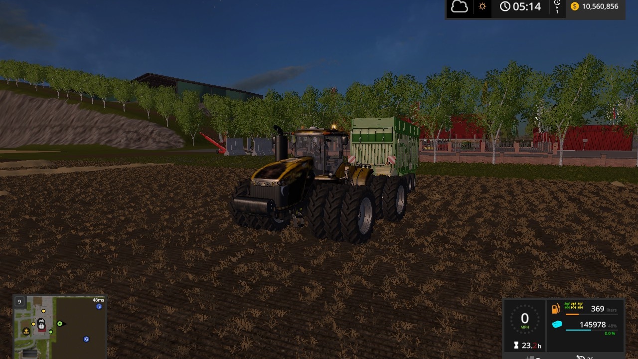 Farming simulator 17 making silage on the server (PC) - YouTube