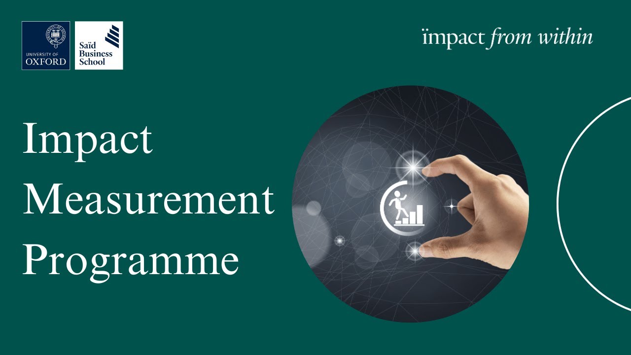 Oxford Impact Measurement Programme Video 2024 - YouTube