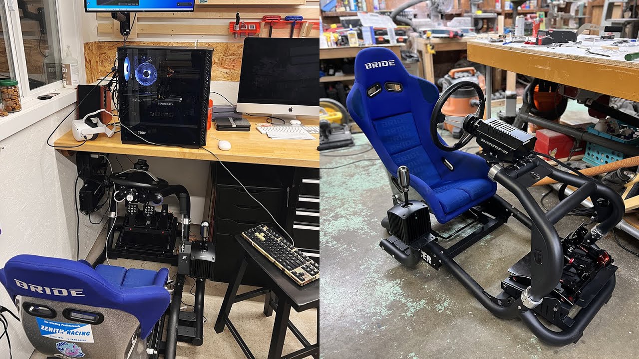 Building my drifting sim rig - YouTube