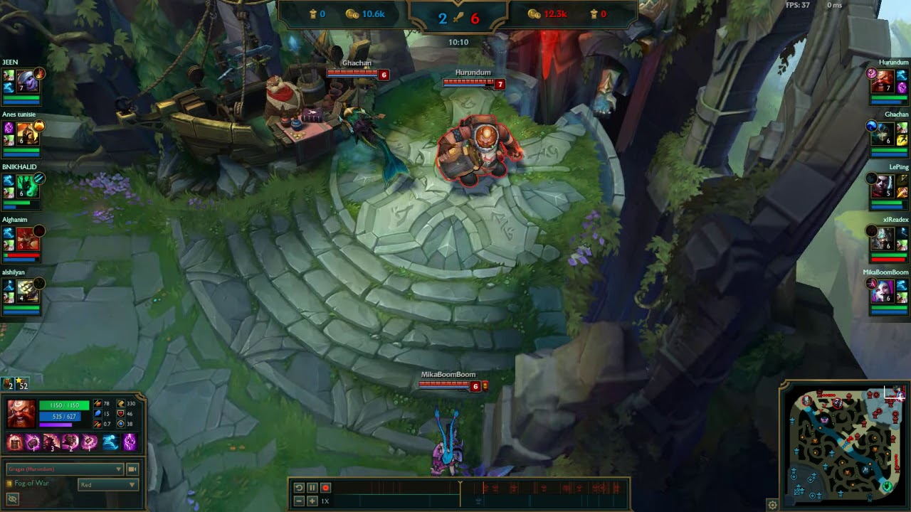 League Of Legends Gragas gameplay - YouTube