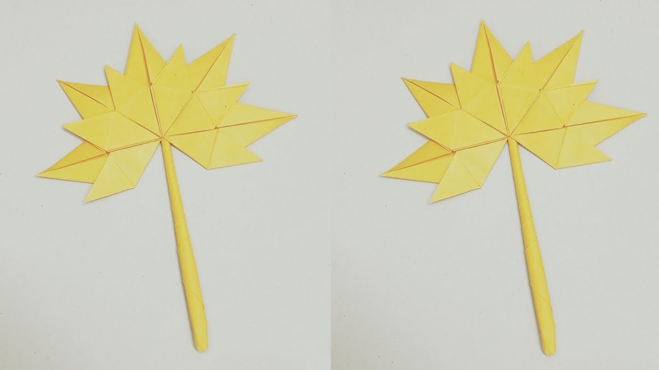Orgami Maple Leaf / How to make Maple Leaf by Paper - YouTube