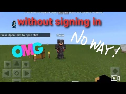 How to play with your friends in minecraft without signing in - YouTube