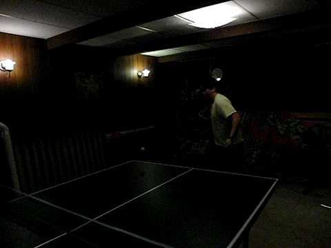 Hyo's first slow-mo vid: Casio EX-FH20 ping pong table tennis - YouTube