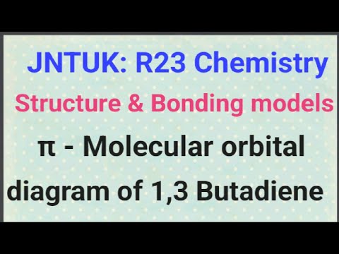 π- molecular diagram of 1,3 Butadiene#structure&bonding models#jntuk# ...