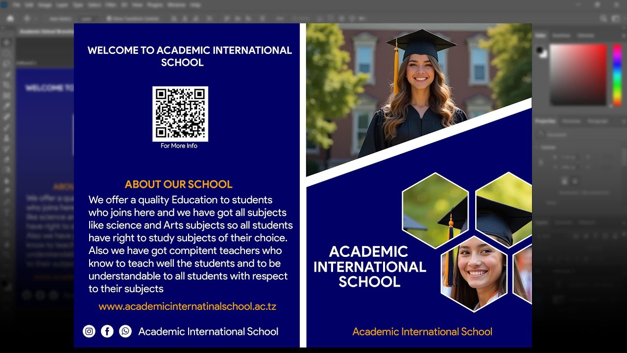 JINSI YA KUDESIGN BRONCHURE (KIPEPERUSHI) KWENYE ADOBE PHOTOSHOP 2025 ...