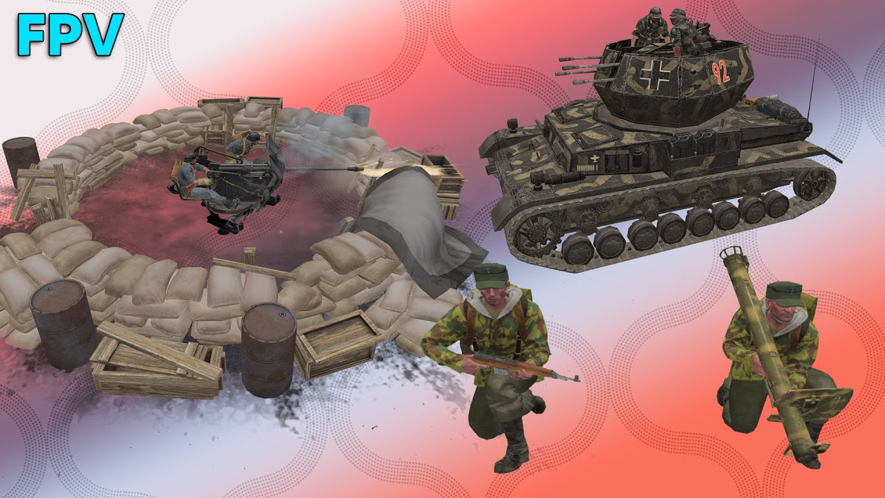 COH3 FPV Trying the Flak 38 into Combat group - YouTube