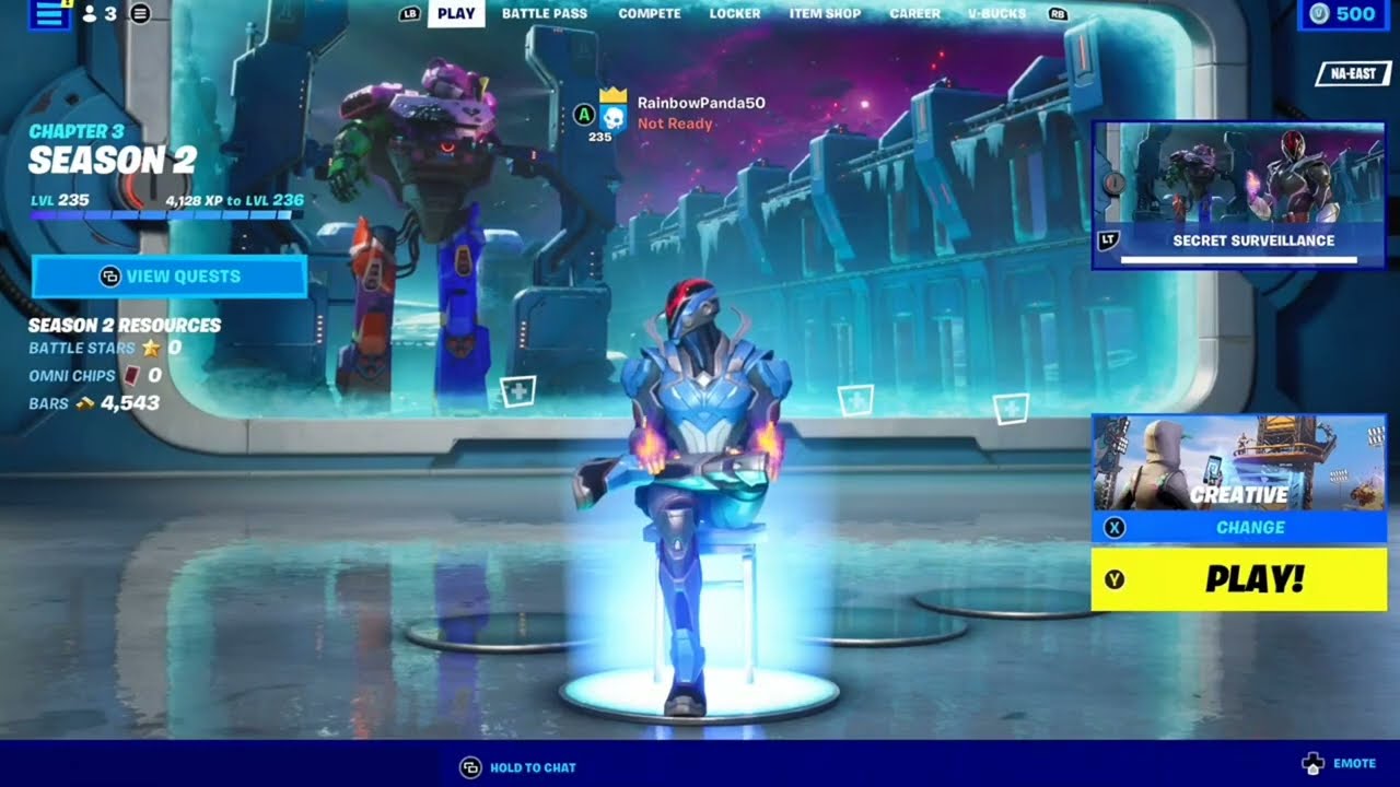 Mecha Team Leader Now Has Its Legs In Fortnite Chapter 3 Season 2 Lobby ...