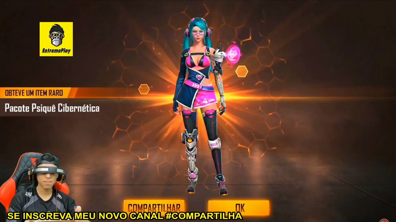 NOBRU ENSINA PEGAR NOVA SKIN DO FF - THURZIN FICA SEM REAÇÃO AO PEGAR ...