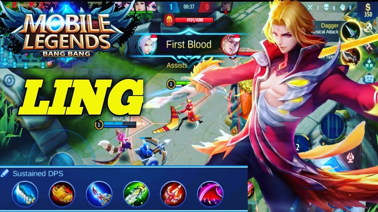 LING FIRST BLOOD MOBILE LEGENDS BANG BANG - YouTube