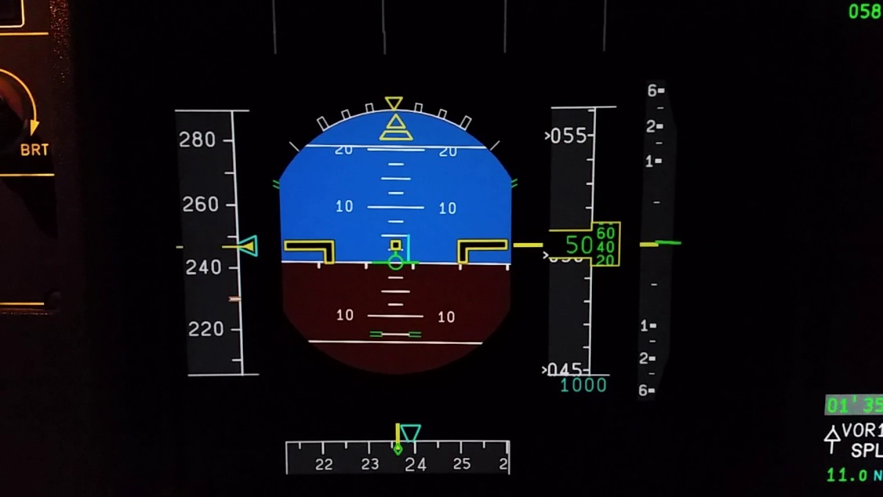 Airbus A320 setting QNH to standard - YouTube