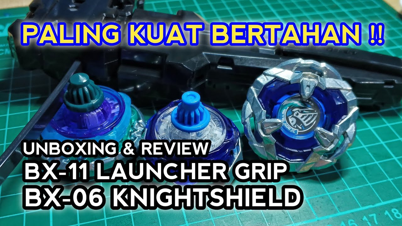 Paling kuat BERTAHAN !! UNBOXING & REVIEW BEYBLADE X BX-06 KNIGHTSHIELD ...