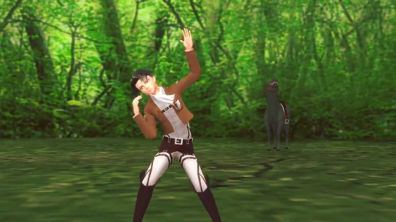 Levi sexy dancing - Shingeki no Kyojin - YouTube