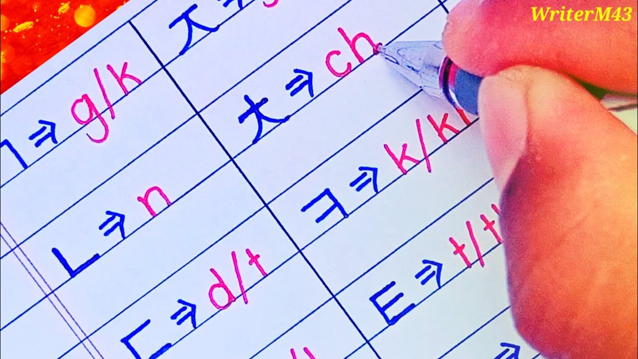 How to write Korean alphabet from a-z | Korean basic and compound ...