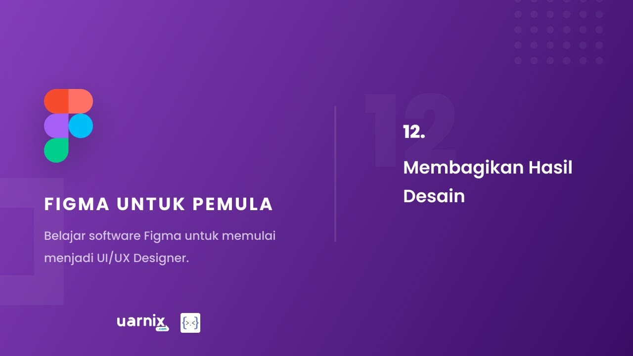 Figma Untuk Pemula: Membagikan Hasil Desain - YouTube