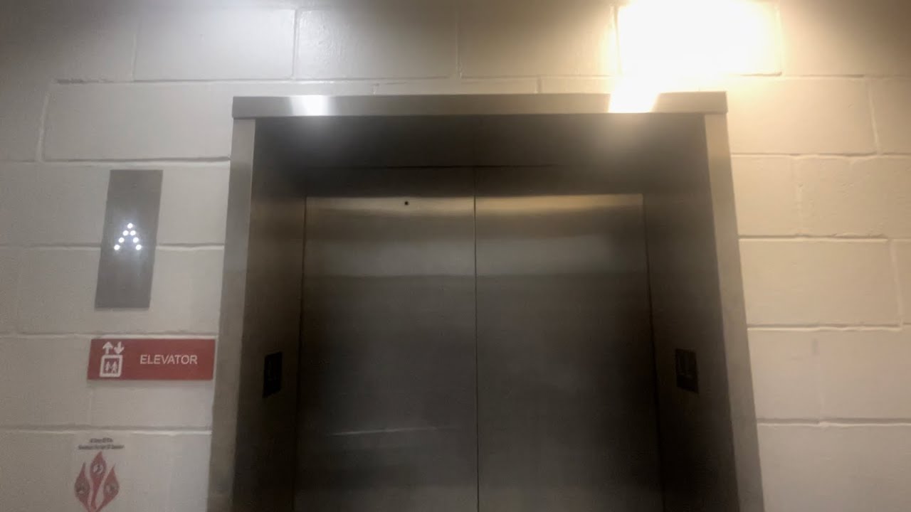 Old Abell Otis Elevator Epic Motor!!! In Cardinal Ritter High school Indianapolis Indiana. - YouTube