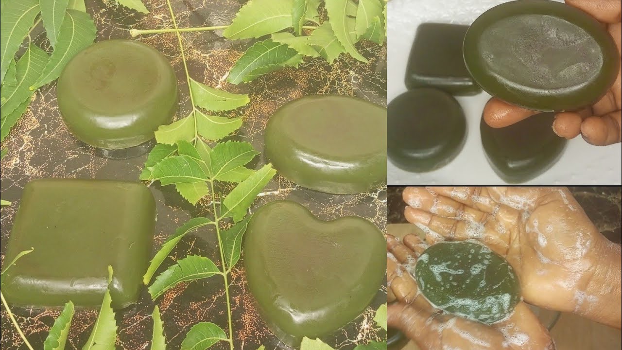 How to Make Neem Soap at Home | Homemade Neem Soap for Acne and Pimples ...