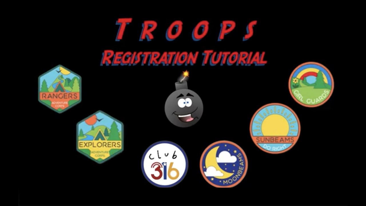 Troop Registration Tutorial - YouTube