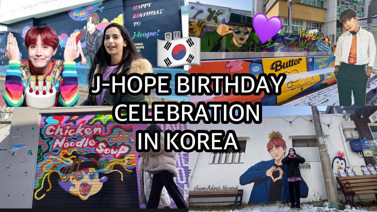 🇰🇷 BTS J-HOPE BIRTHDAY CELEBRATION | vlog 💜🎂 - YouTube