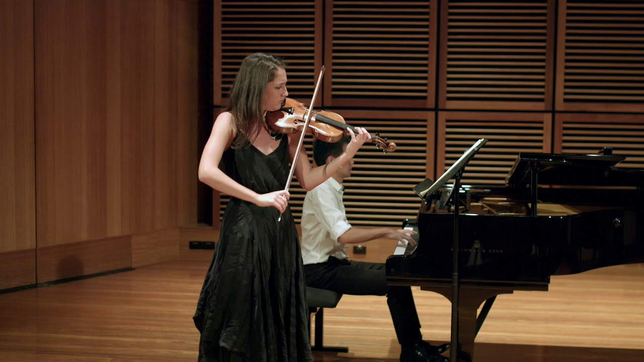 Annabelle Traves - Debussy Sonata for violin and piano - YouTube