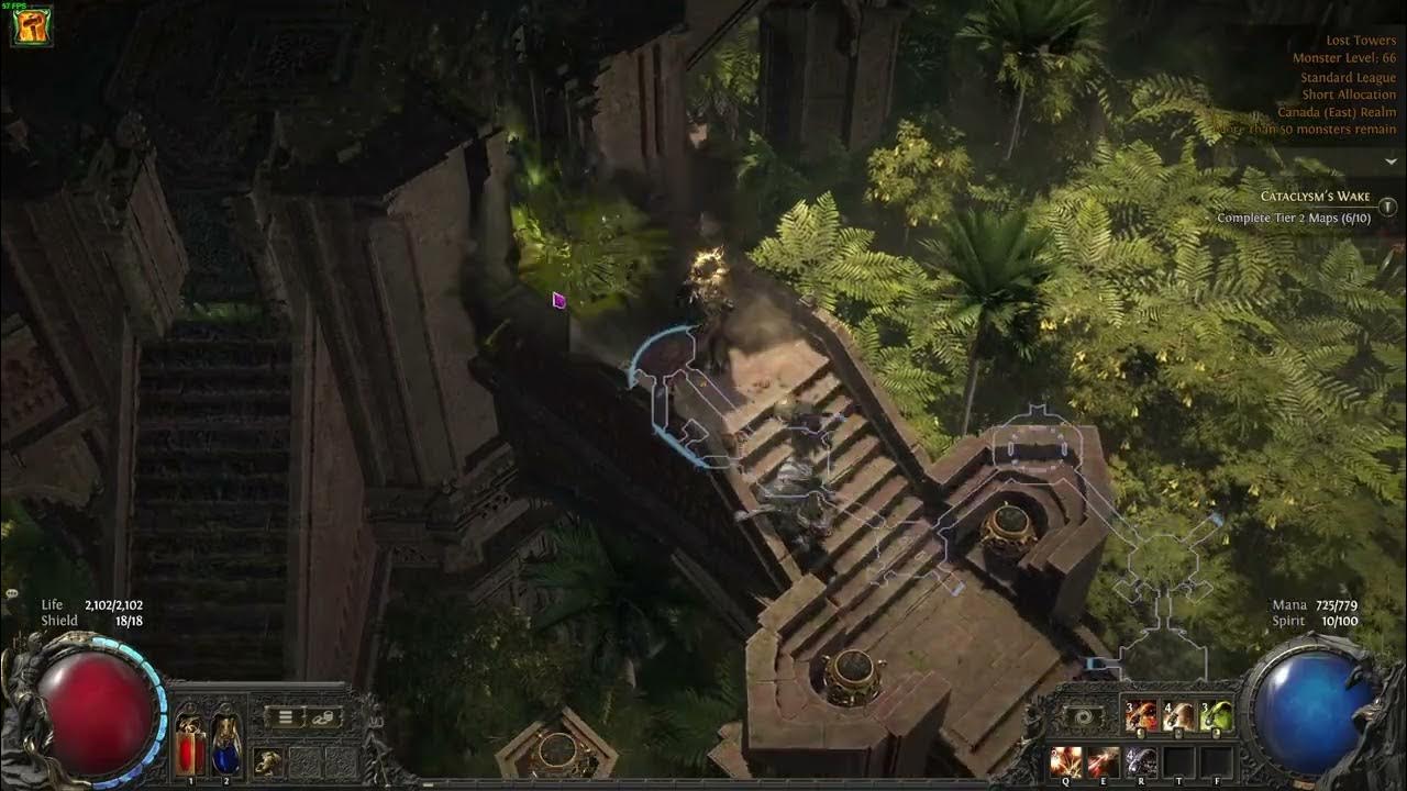 Path of Exile 2 - Mercenary Witch hunter Explosive Grenade - Atlas map ...