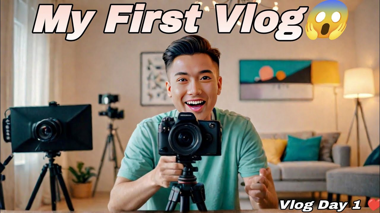 DAILY Vlogging Made EASY 😱| My First Vlog Day 1 ️ | My Room Vlog ...